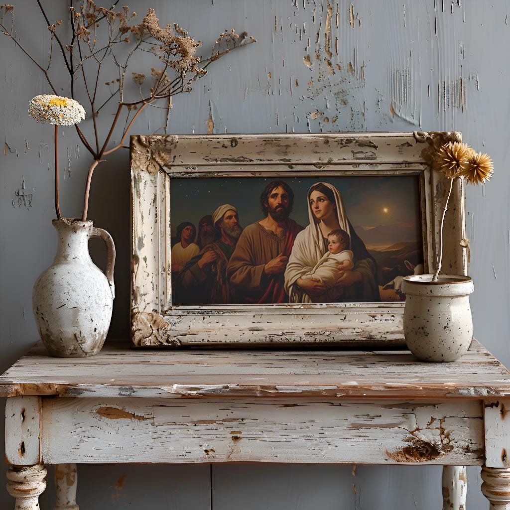 Star of Bethlehem Nativity Scene PNG (digital Download) - Etsy