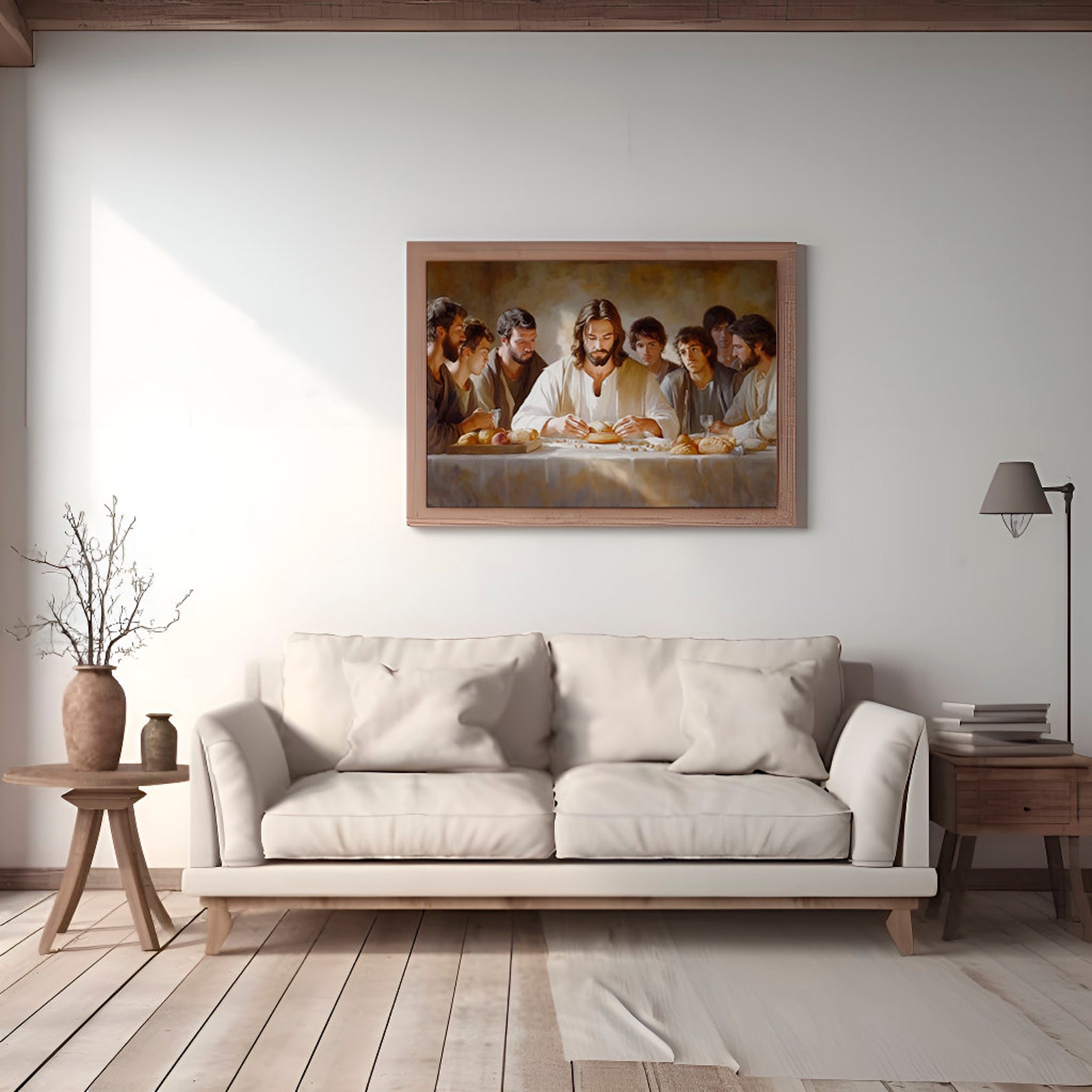 Sacred Moment: Jesus and Disciples - Breaking of Bread, PNG, 300 DPI - Etsy