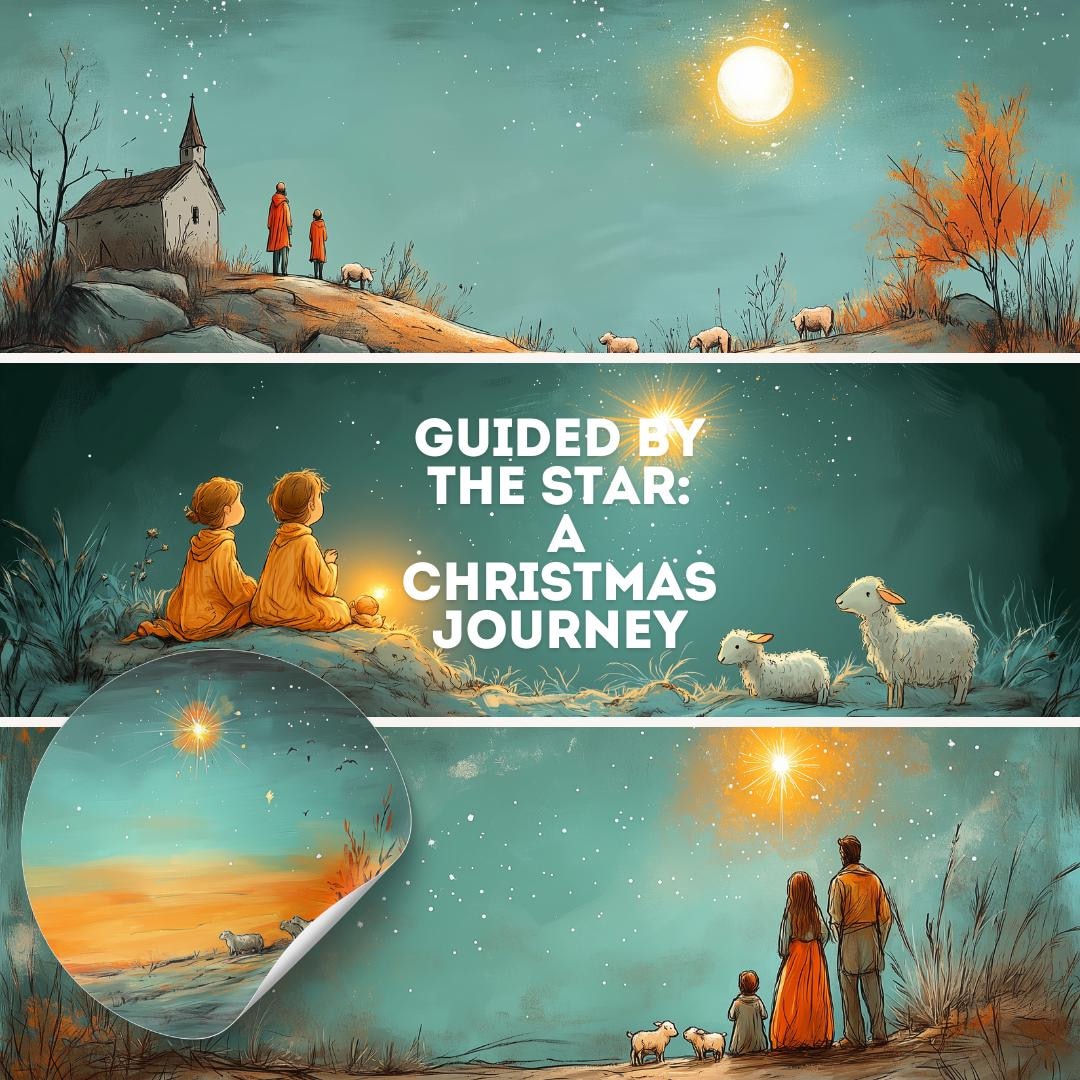 Guided by the Star: A Christmas Journey 300 DPI, PNG Format - Etsy