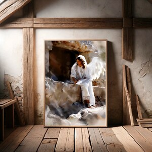 Angel by the Cave - Digital Art. 300 DPI, PNG - Etsy