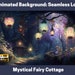 HD ANIMATED BACKGROUND Fantasy Treehouse Bedroom / Vtuber Twitch Stream ...