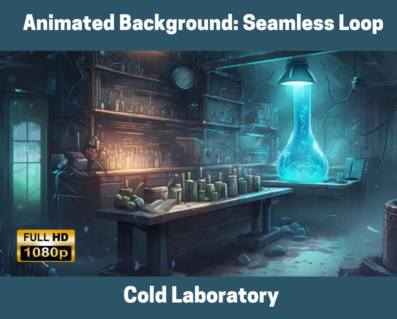 Animated Laboratory Background