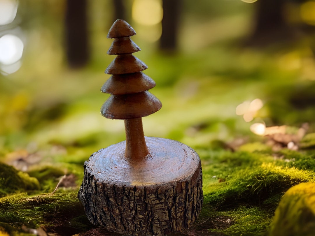 Wooden Hand Lathed Tree - Etsy