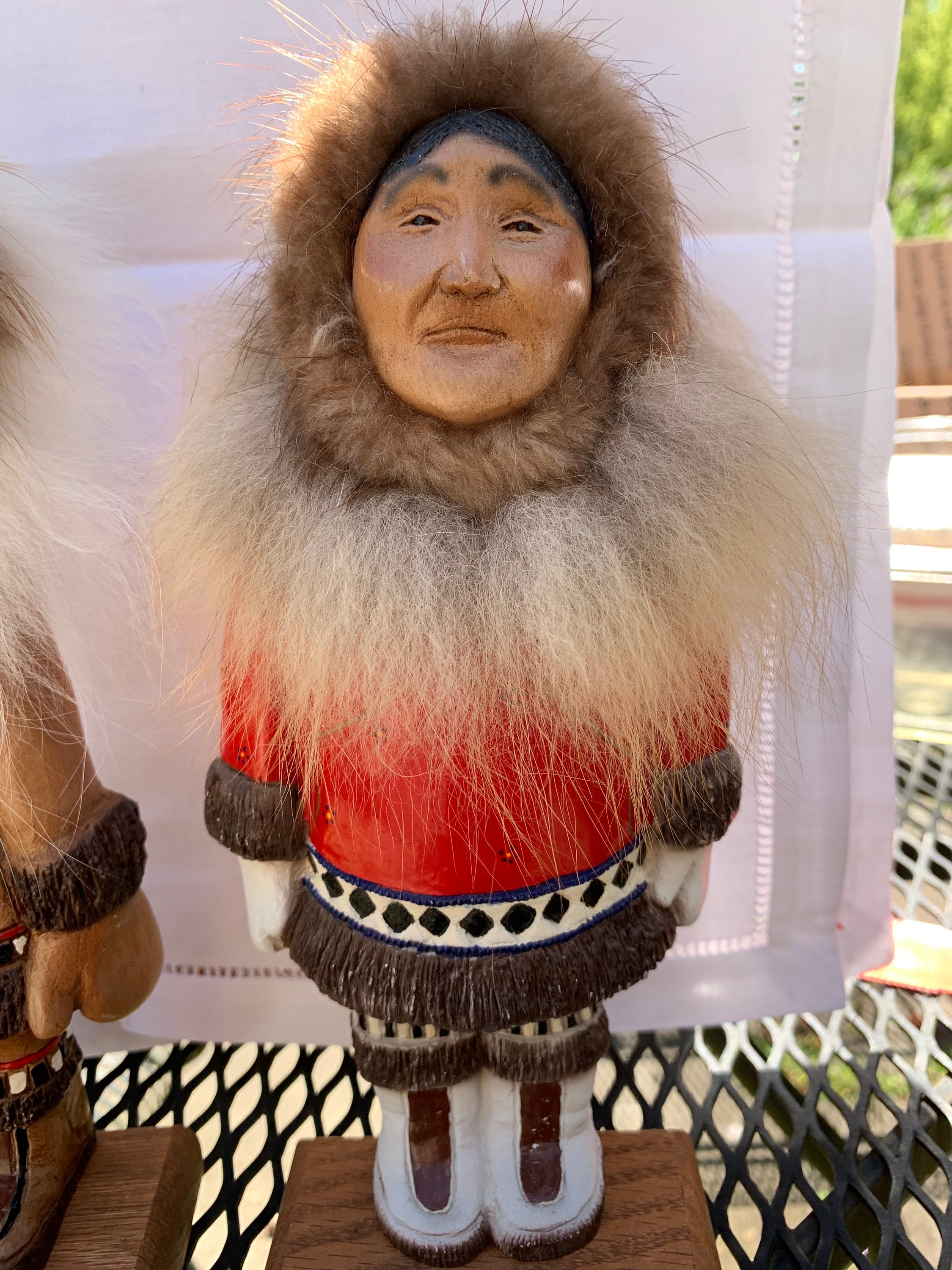 2 People of Alaska Figurines lucy and mark - Etsy