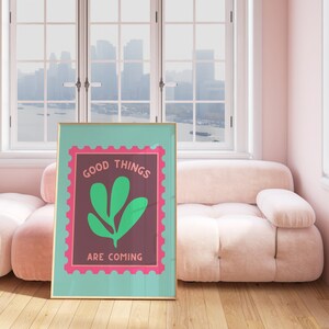 Good Things Are Coming Poster: Trendy Retro Wall Art (digital Download ...