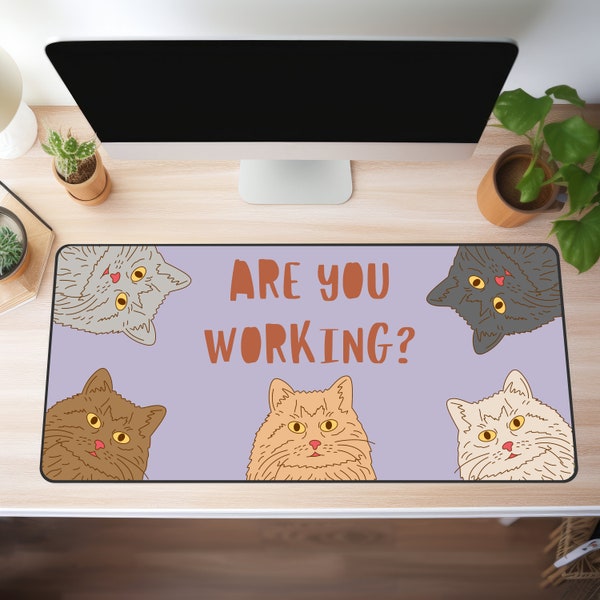 Cat Deskmat - Etsy
