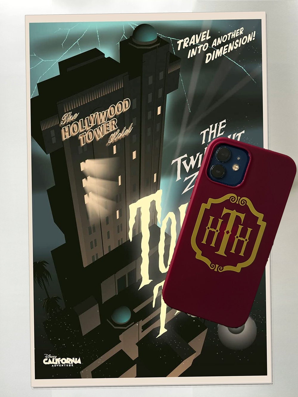 Magical Disney Attraction-inspired Phone Case - HOLLYWOOD TOWER HOTEL ...