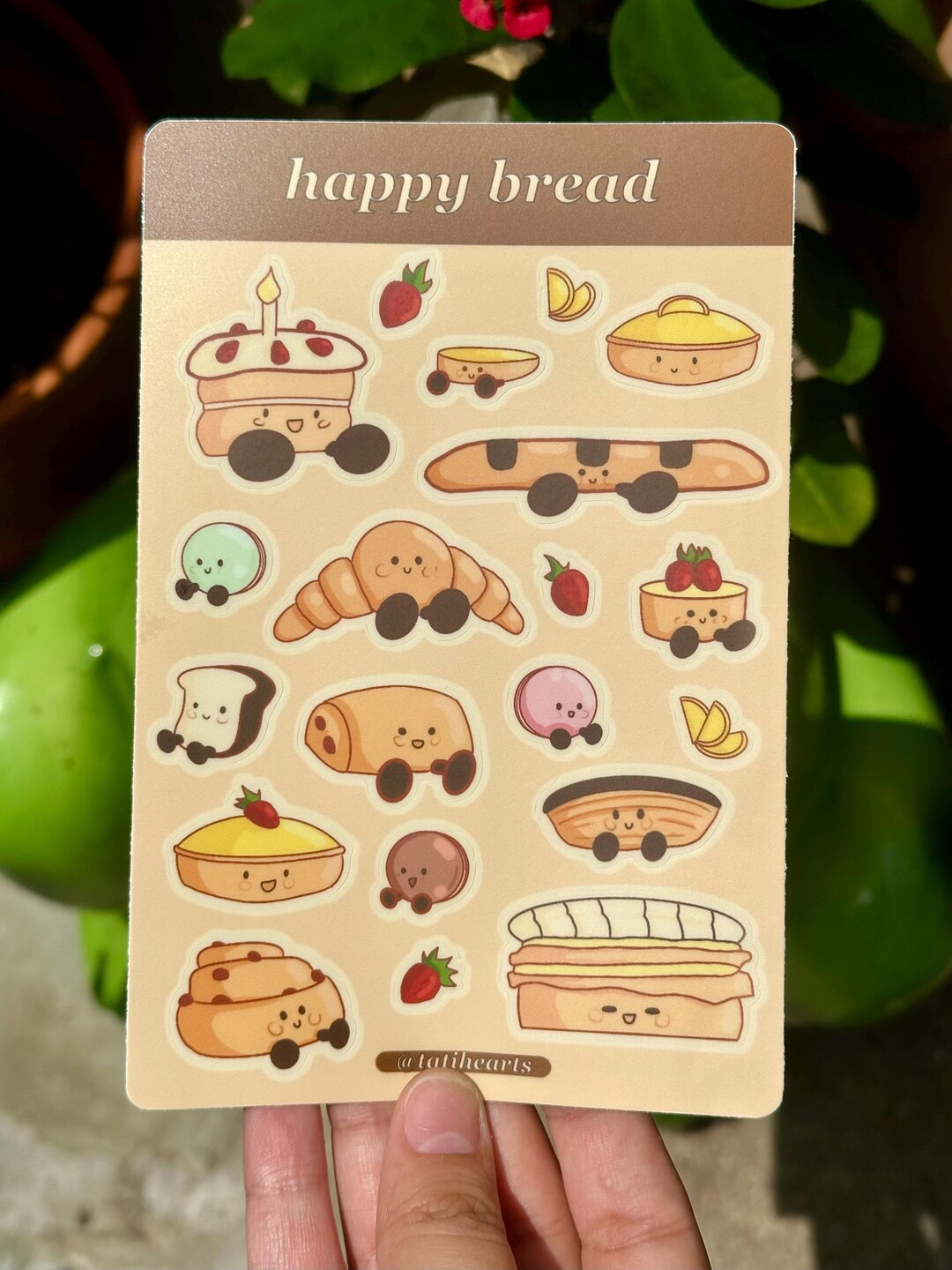 Bread Sticker Sheet, Laptop Sticker, Waterproof, Introvert Sticker ...