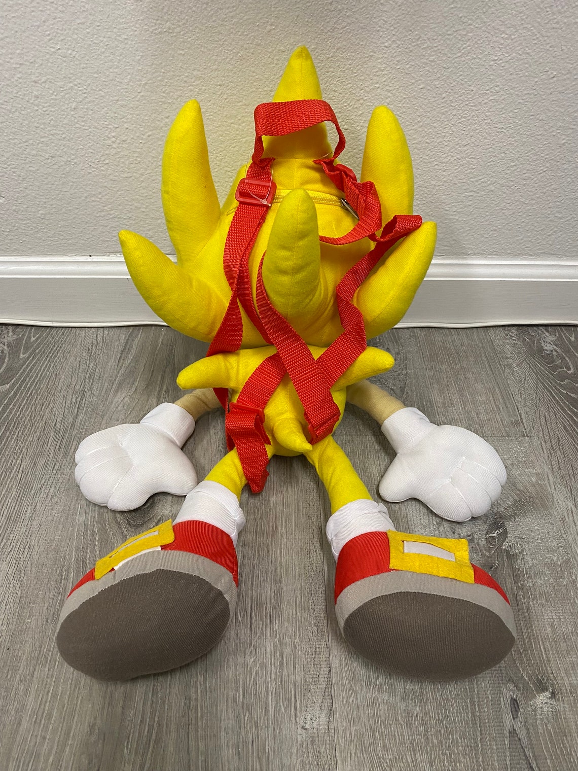 Sonic the Hedgehog Super Sonic Plush With Back Zipper - Etsy