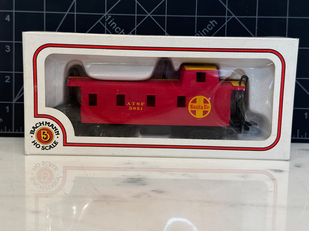 Bachmann HO Scale AT&SF 3851 Santa Fe Caboose in Original Box - Etsy