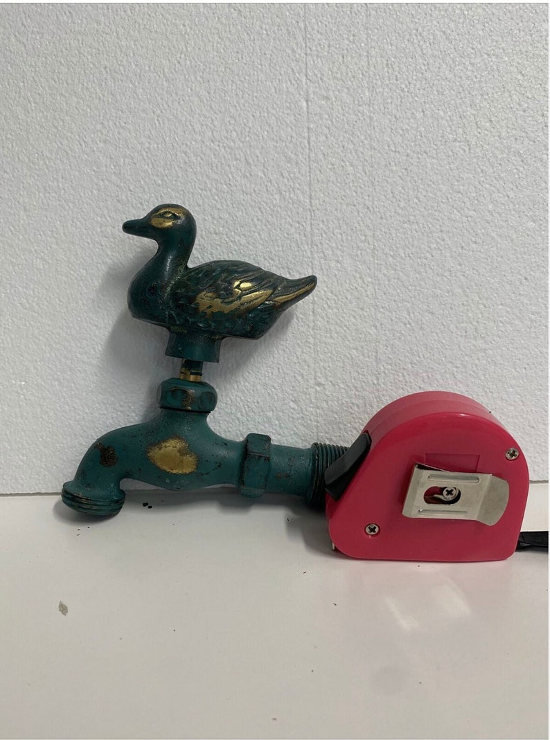Multi-patinated Brass Outdoor Garden Spigot/faucet With Duck, New - Etsy