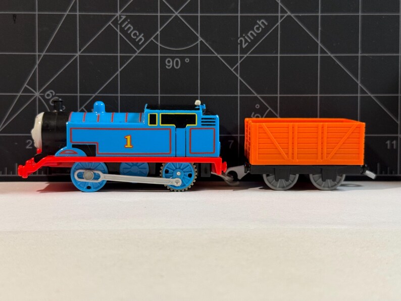 Thomas and Friends Trackmaster Thomas With Orange Car - Etsy