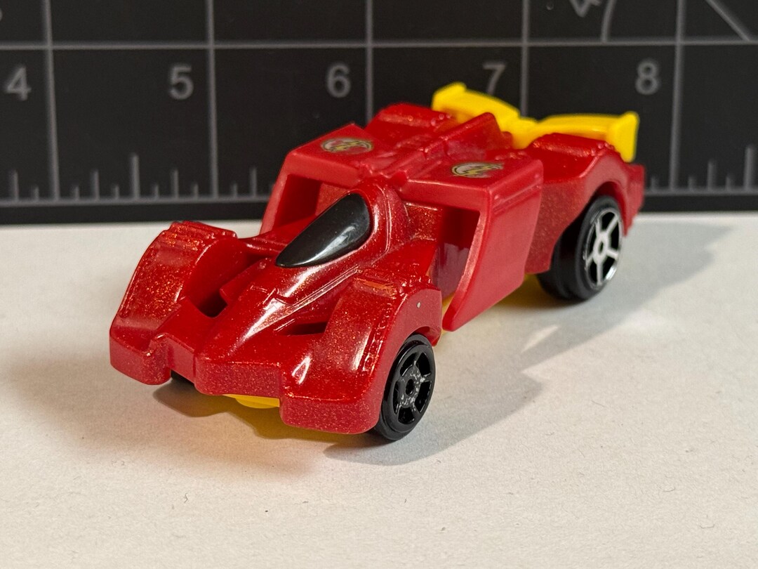 Hot Wheels Superhero Flash Red DC Toy Car Mcdonald's Happy Meal Toy - Etsy