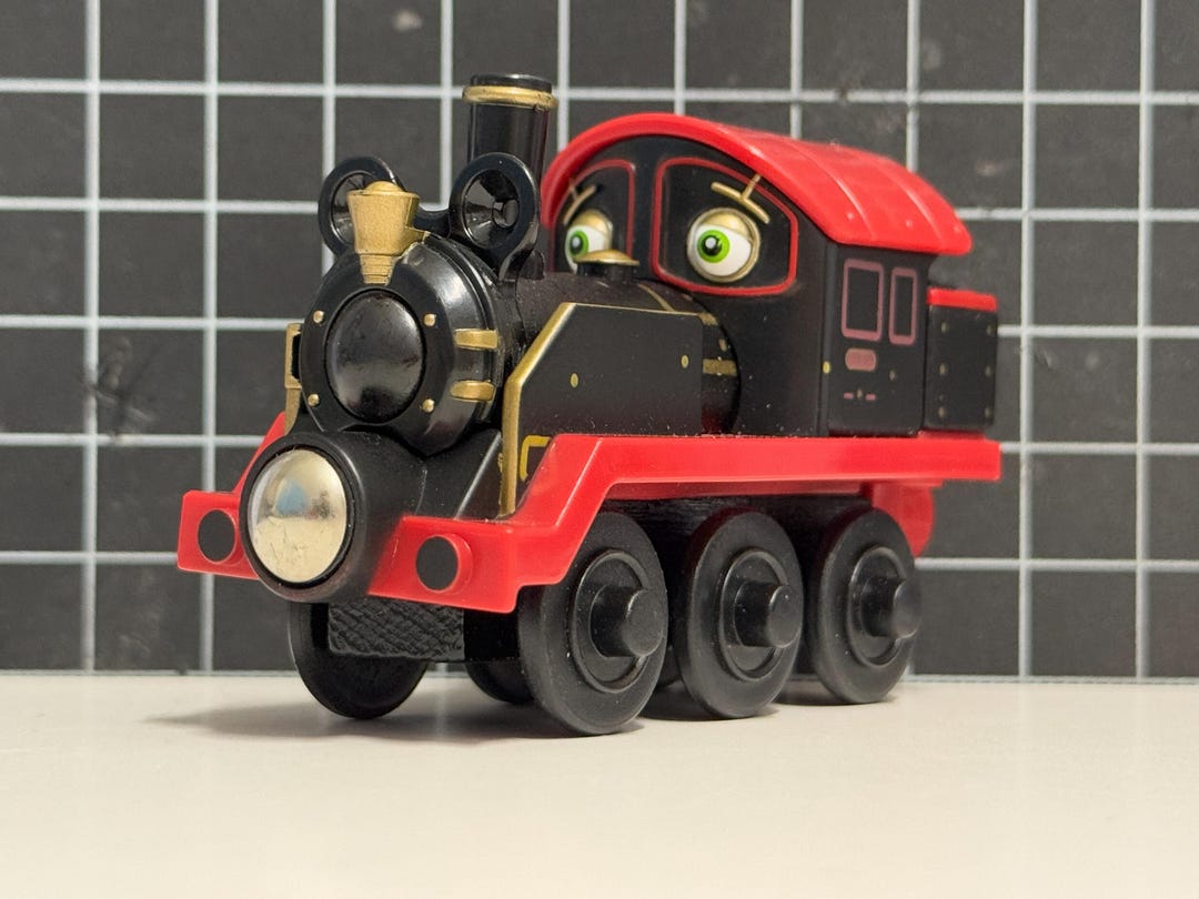 Chuggington Wooden Railway Old Puffer Pete - Etsy