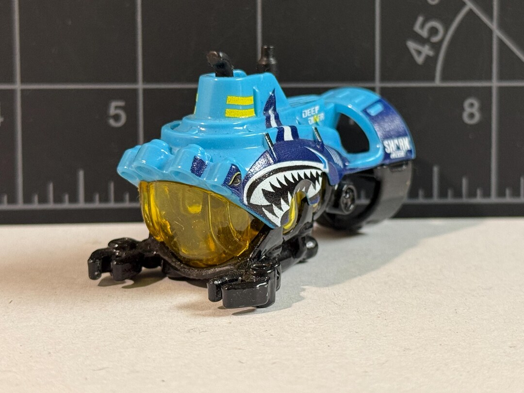Matchbox Deep Dive Shark Week Blue Explorer Toy - Etsy