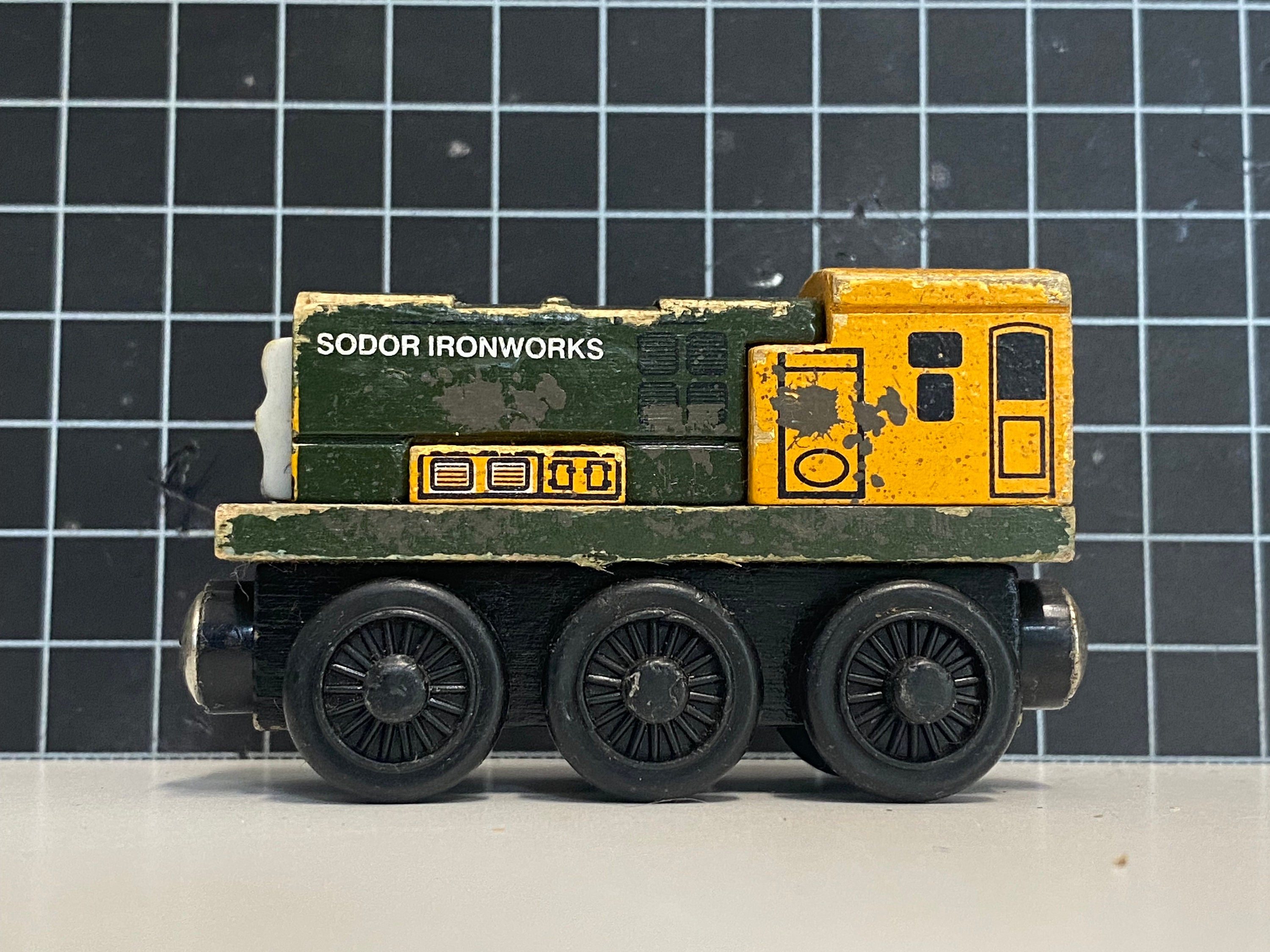 Thomas and Friends Wooden Railway Dirty Muddy Iron Bert - Etsy