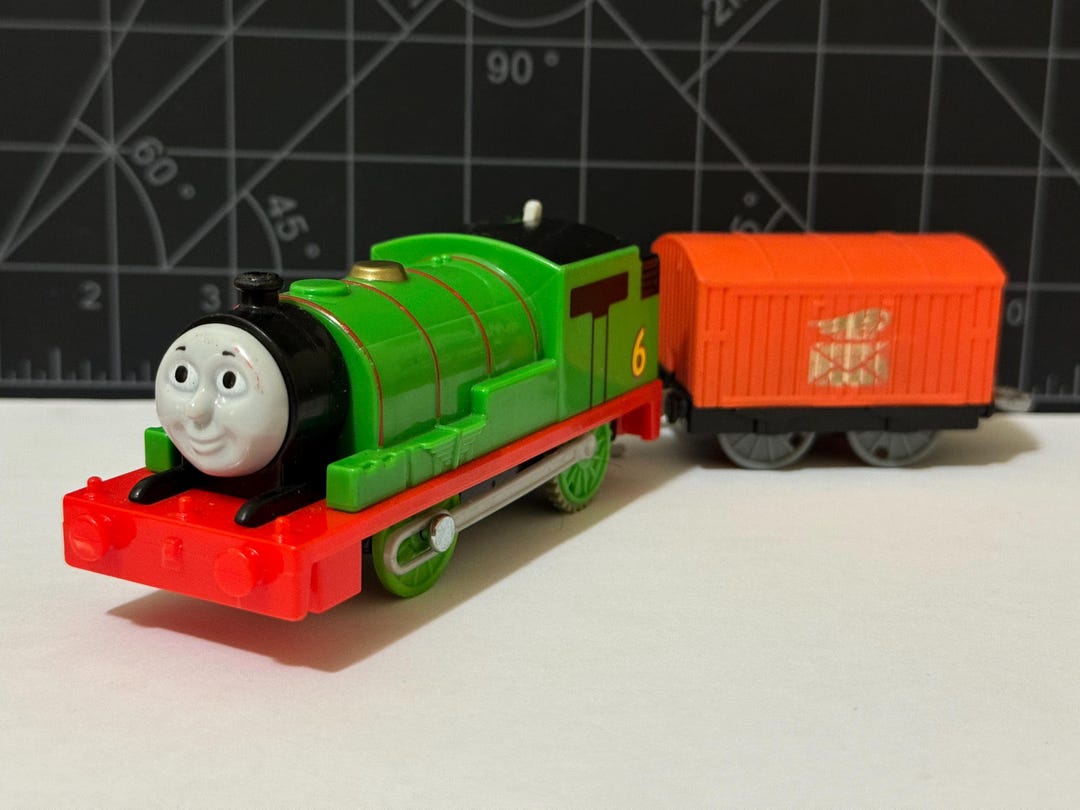 Thomas and Friends Trackmaster Percy and Mail Car - Etsy