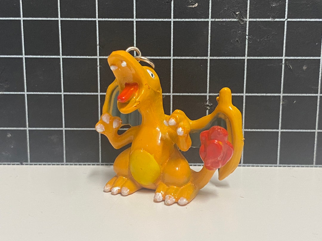 Vintage Pokemon Figure Charizard Keychain - Etsy