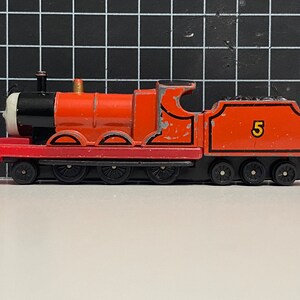 Thomas and Friends Ertl James the Splendent Red Engine - Etsy
