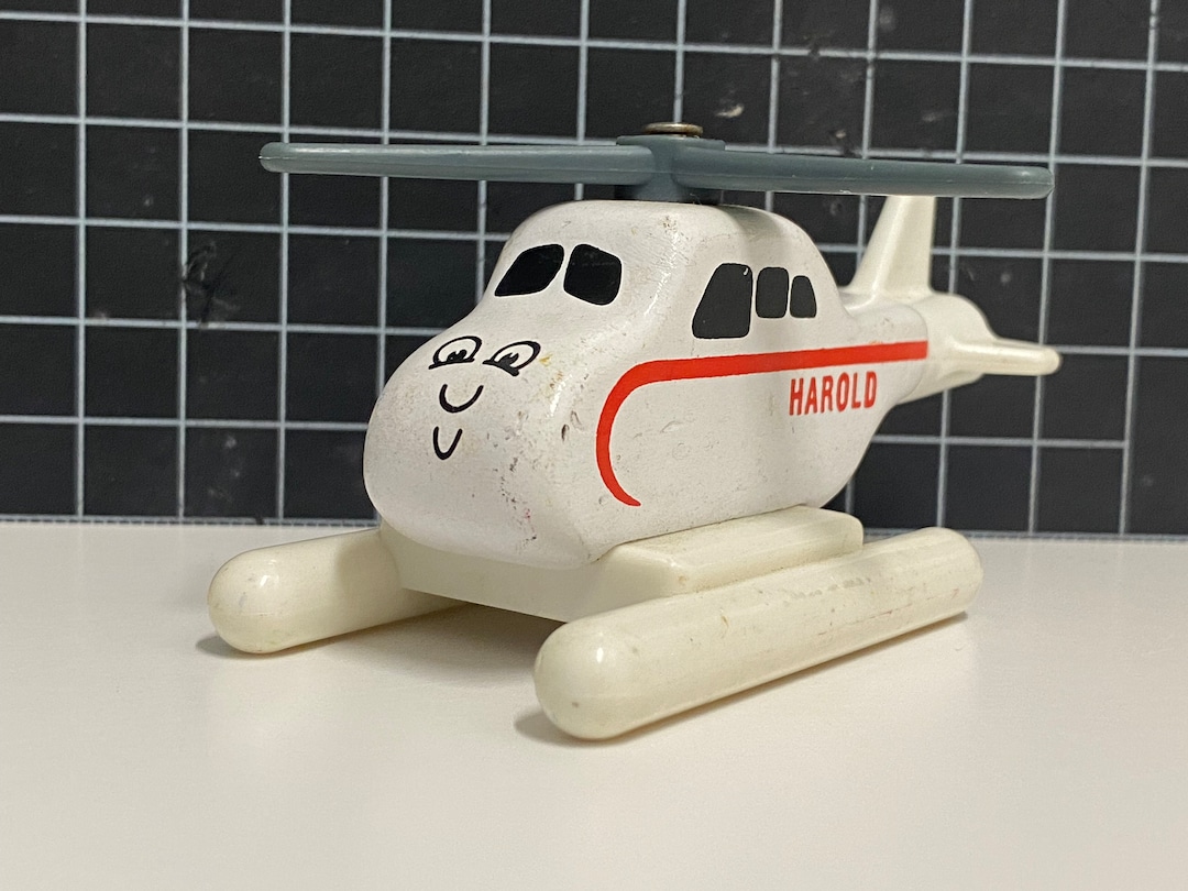 Thomas and Friends Wooden Railway Harold the Helicopter - Etsy