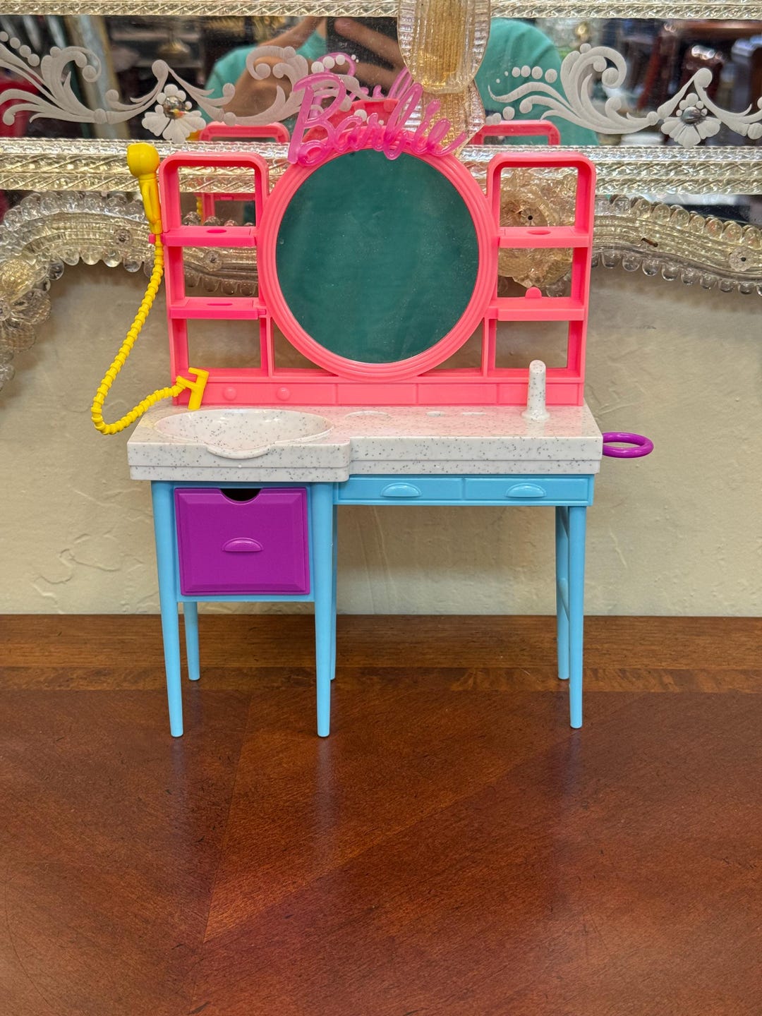 Barbie Doll Vanity With Minor Mattel Accessory (please See Photos) - Etsy