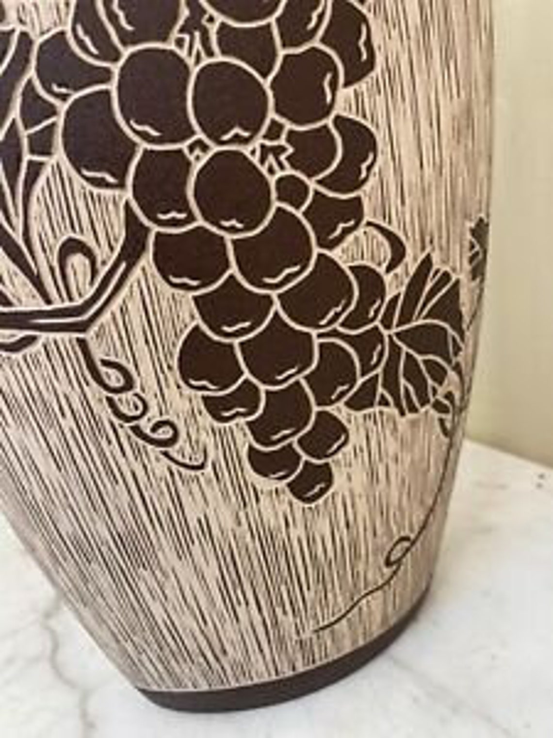 Magnificent Clay Vase With Unusual Shape - Etsy