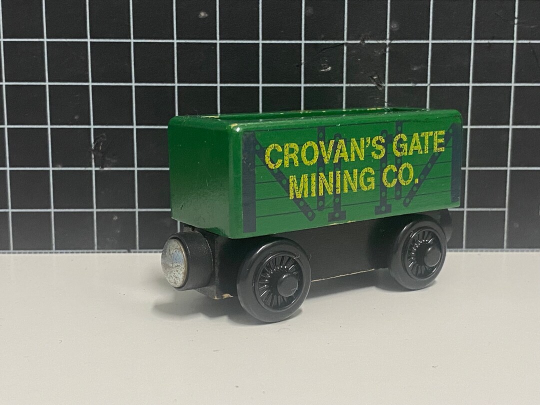 Thomas and Friends Wooden Railway Crovan's Gate Mining Co. Coal Car - Etsy