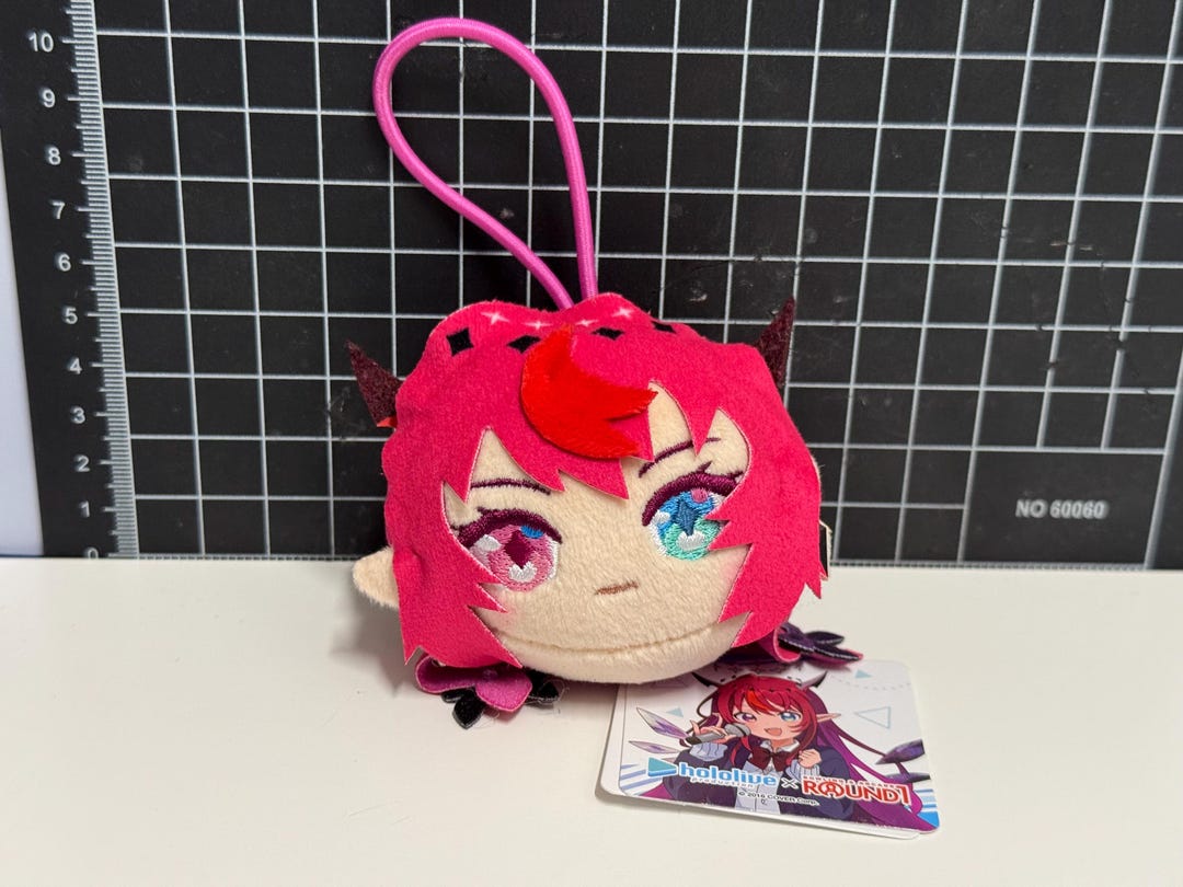 Hololive Round 1 Irys Plush 2.8”face Plush Keychain - Etsy