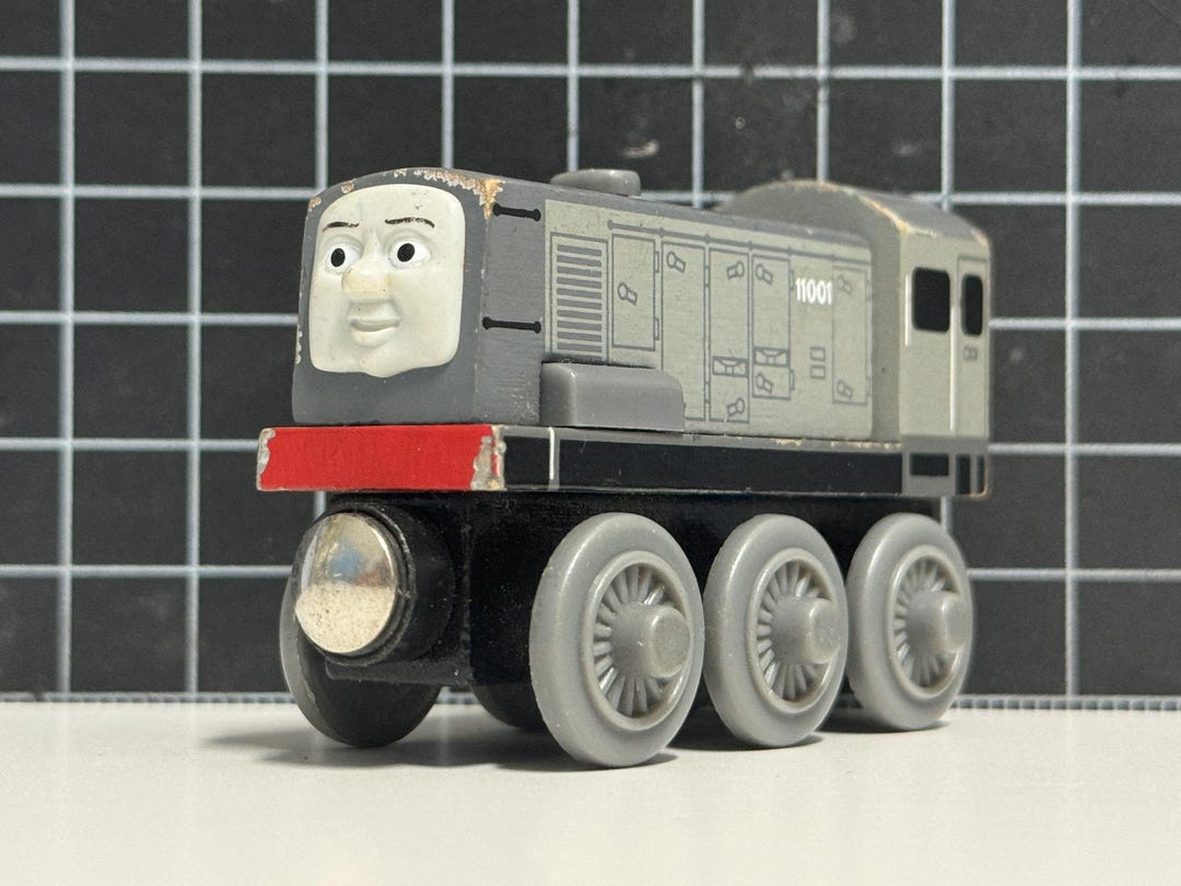 Thomas and Friends Wooden Railway Dennis - Etsy