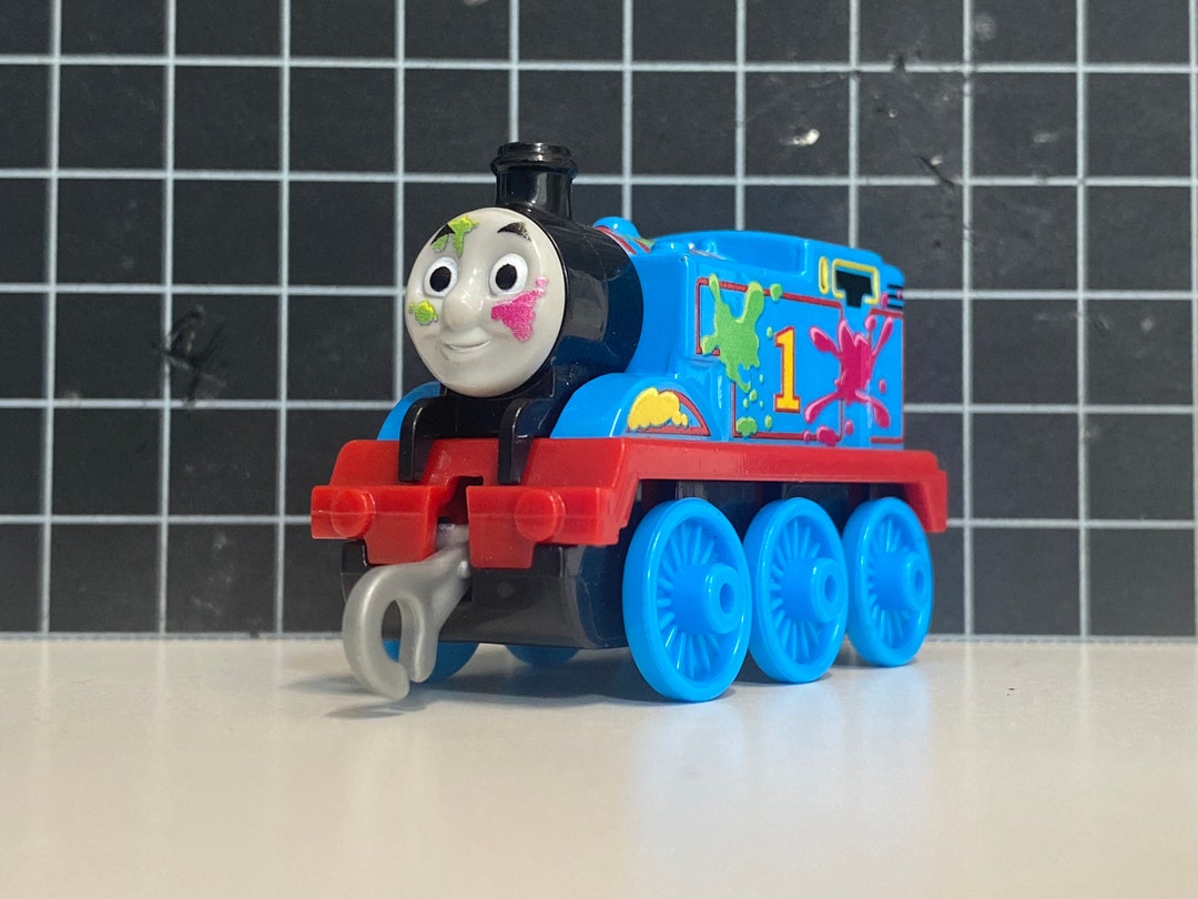 Thomas and Friends Push Along Paint Splatter Thomas - Etsy