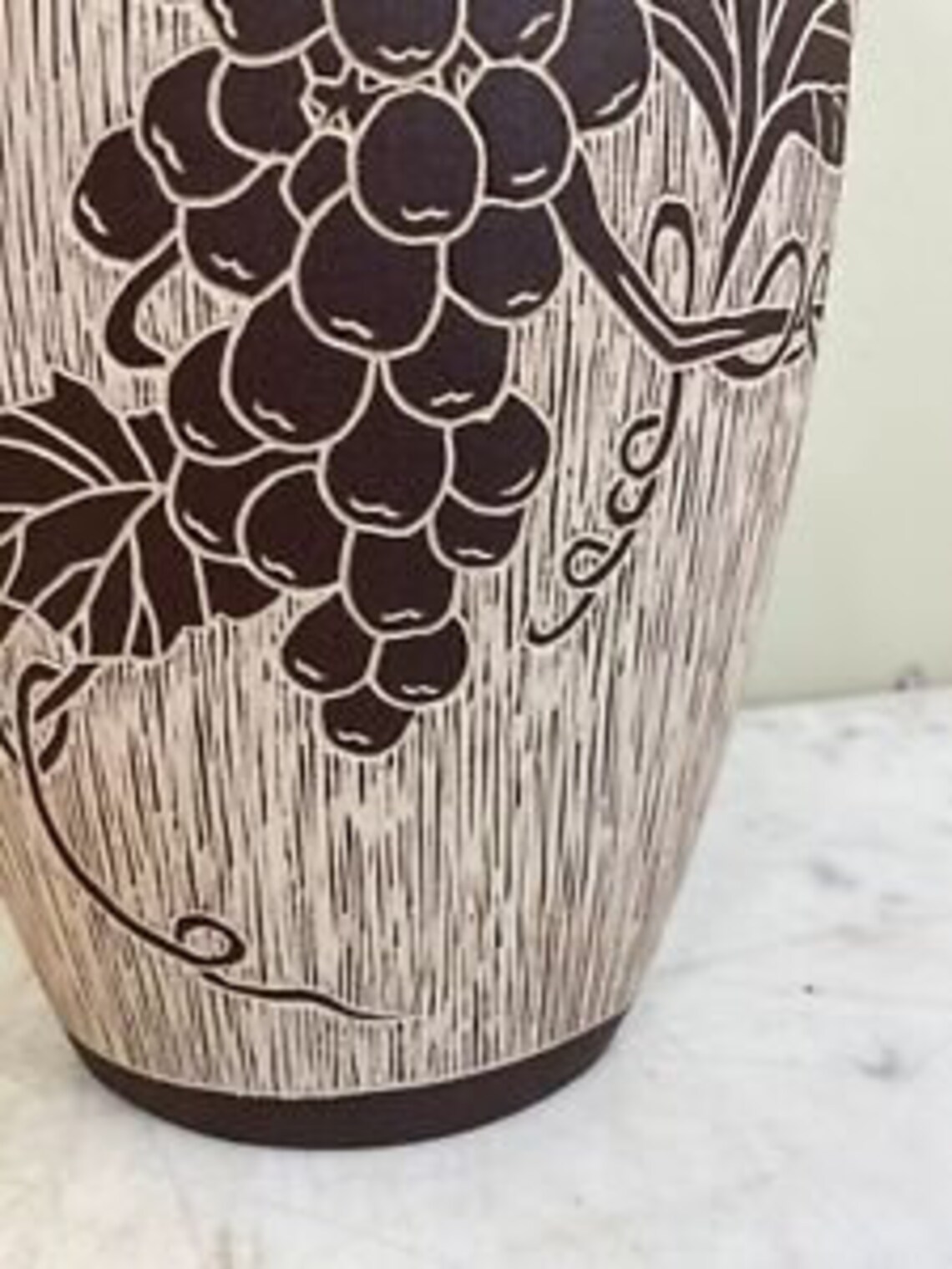 Magnificent Clay Vase With Unusual Shape - Etsy