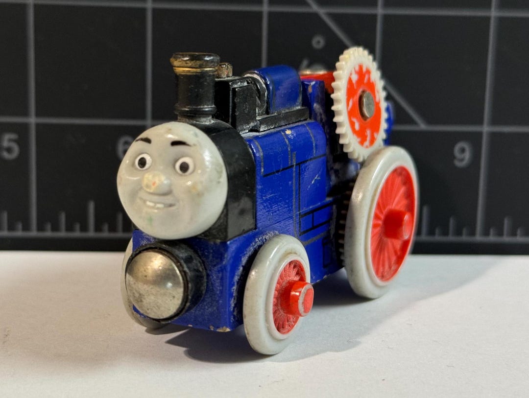Thomas and Friends Wooden Railway Fergus - Etsy