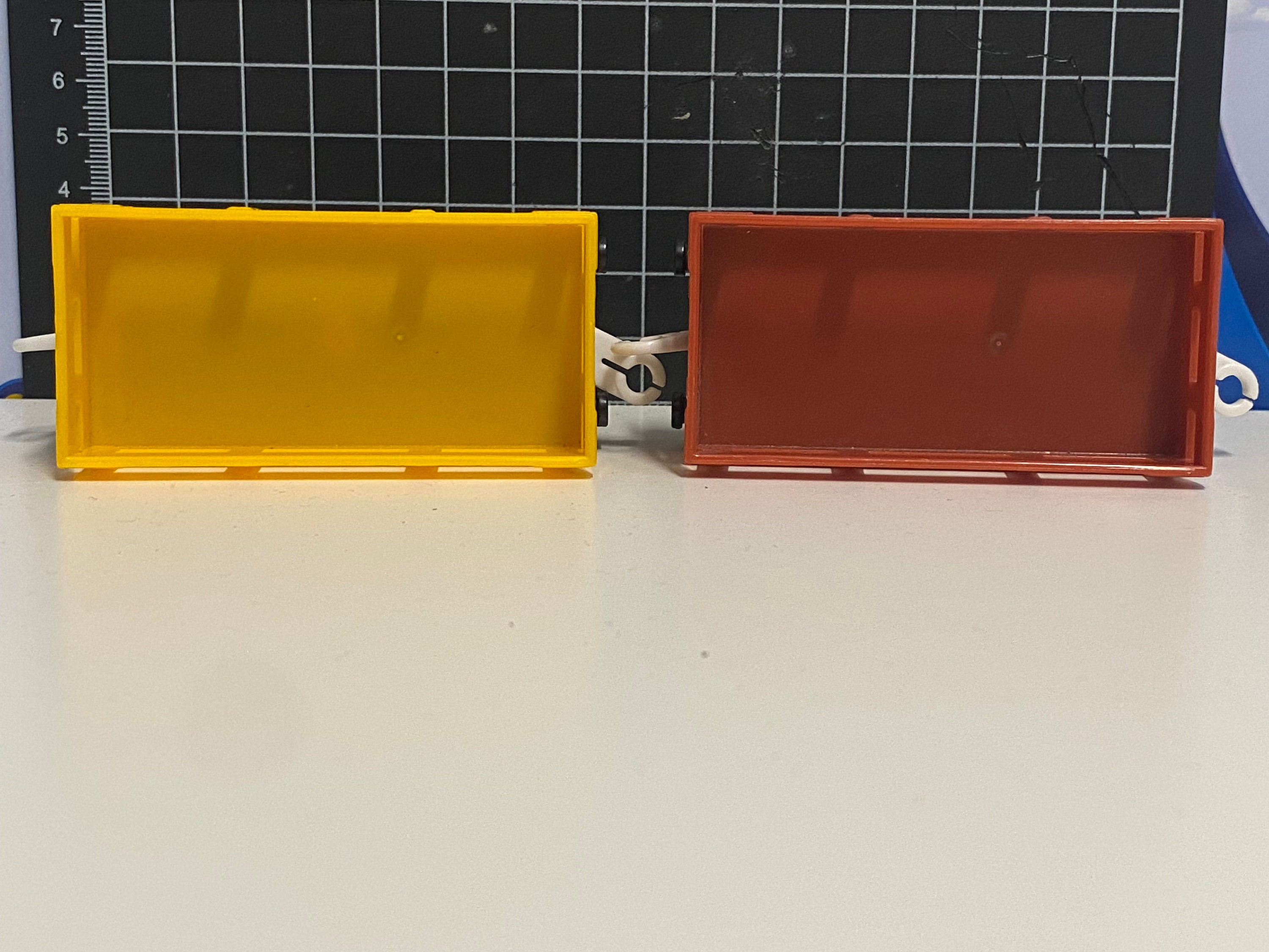 Thomas and Friends Trackmaster Pair of Narrow Gauge Slate Cars Yellow ...