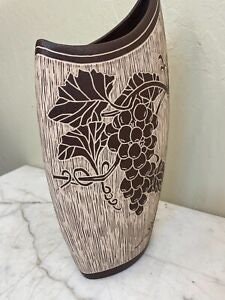 Magnificent Clay Vase With Unusual Shape - Etsy