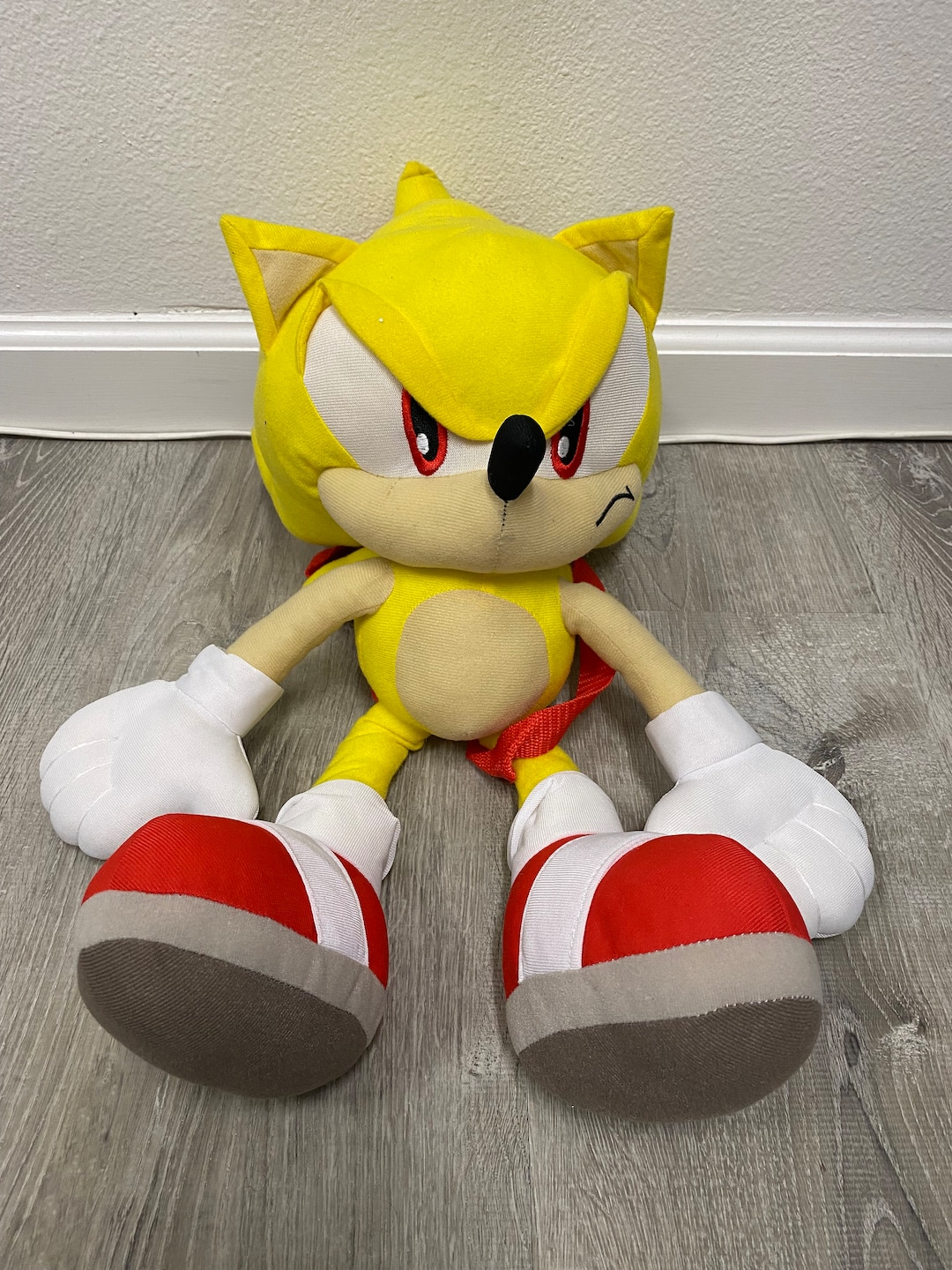 Sonic the Hedgehog Super Sonic Plush With Back Zipper - Etsy