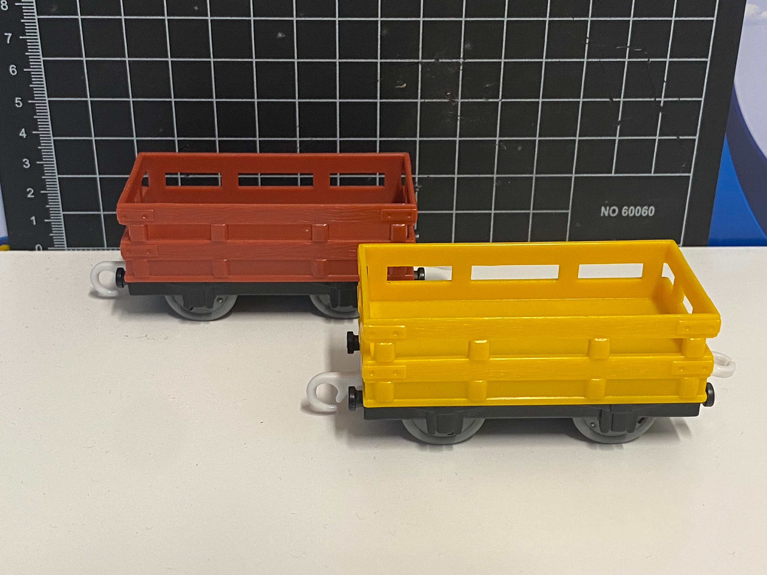 Thomas and Friends Trackmaster Pair of Narrow Gauge Slate Cars Yellow ...