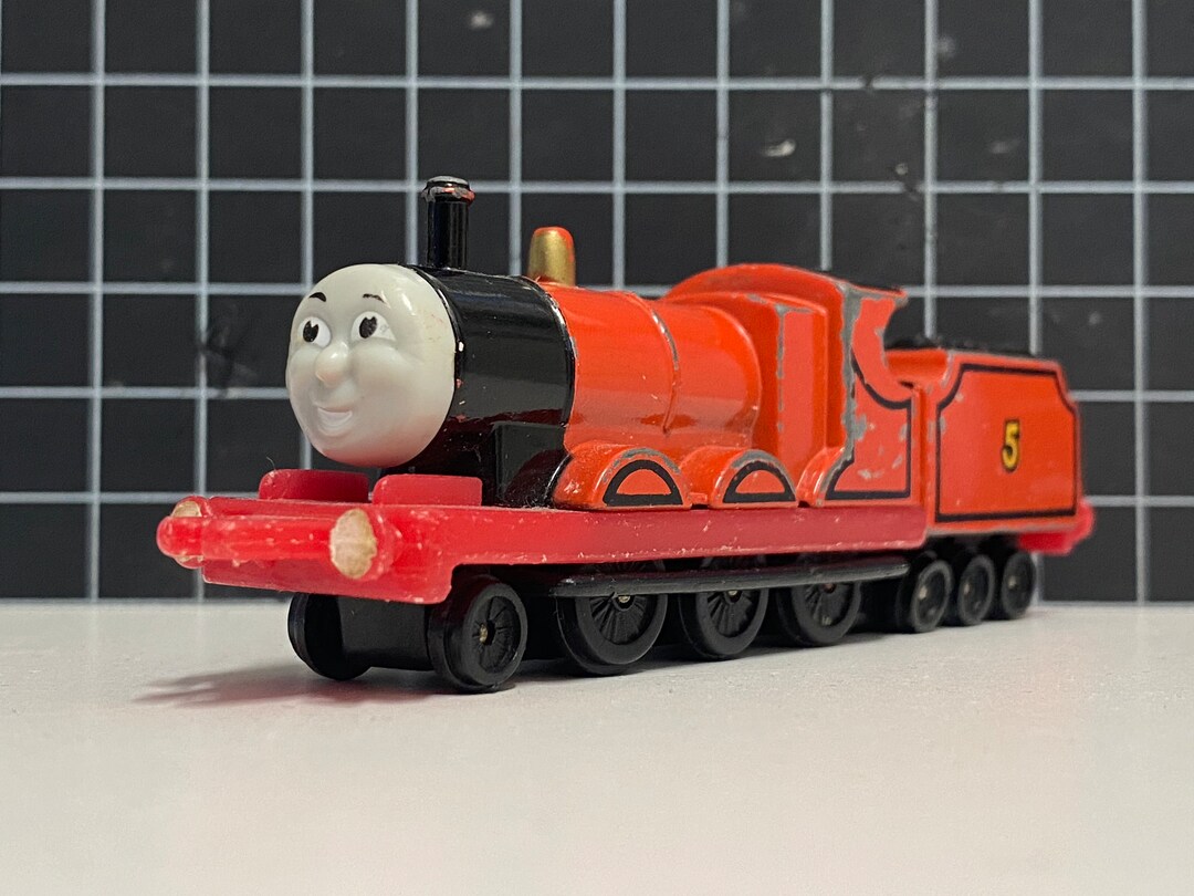 Thomas and Friends Ertl James the Splendent Red Engine - Etsy