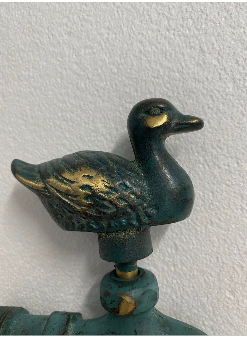 Multi-patinated Brass Outdoor Garden Spigot/faucet With Duck, New - Etsy