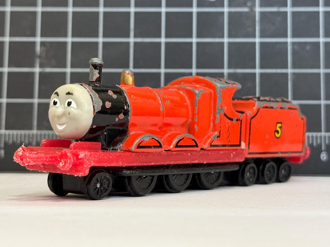 Thomas and Friends Ertl James the Splendent Red Engine - Etsy