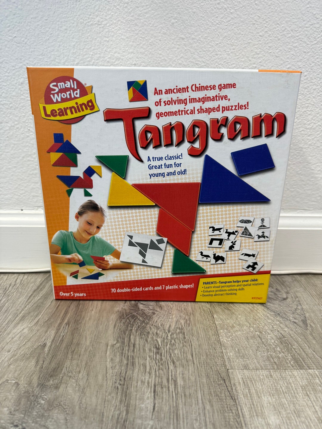 Small World Learning Tangram Board Game - Etsy