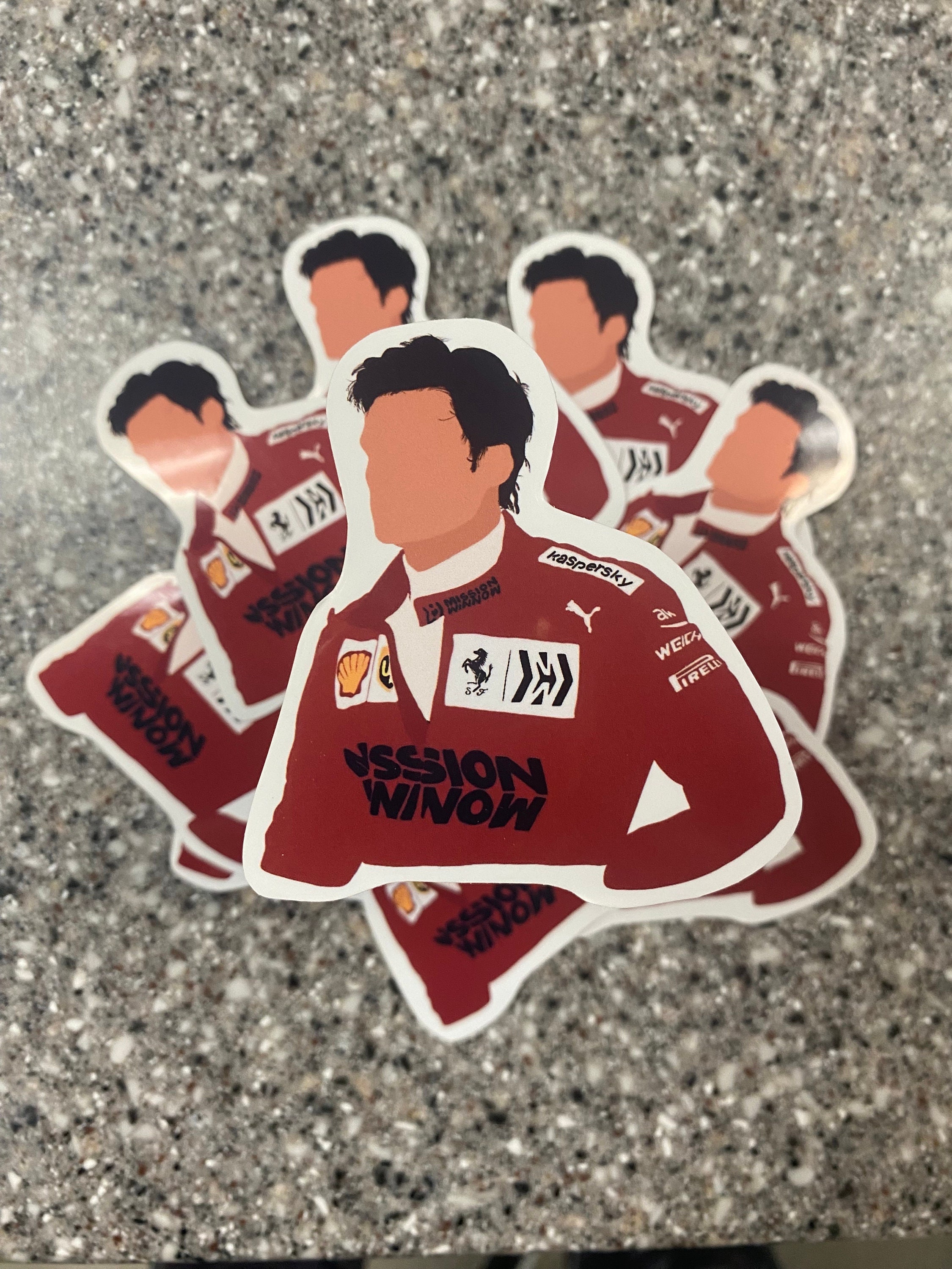 Ferrari Theme Stickers - Etsy