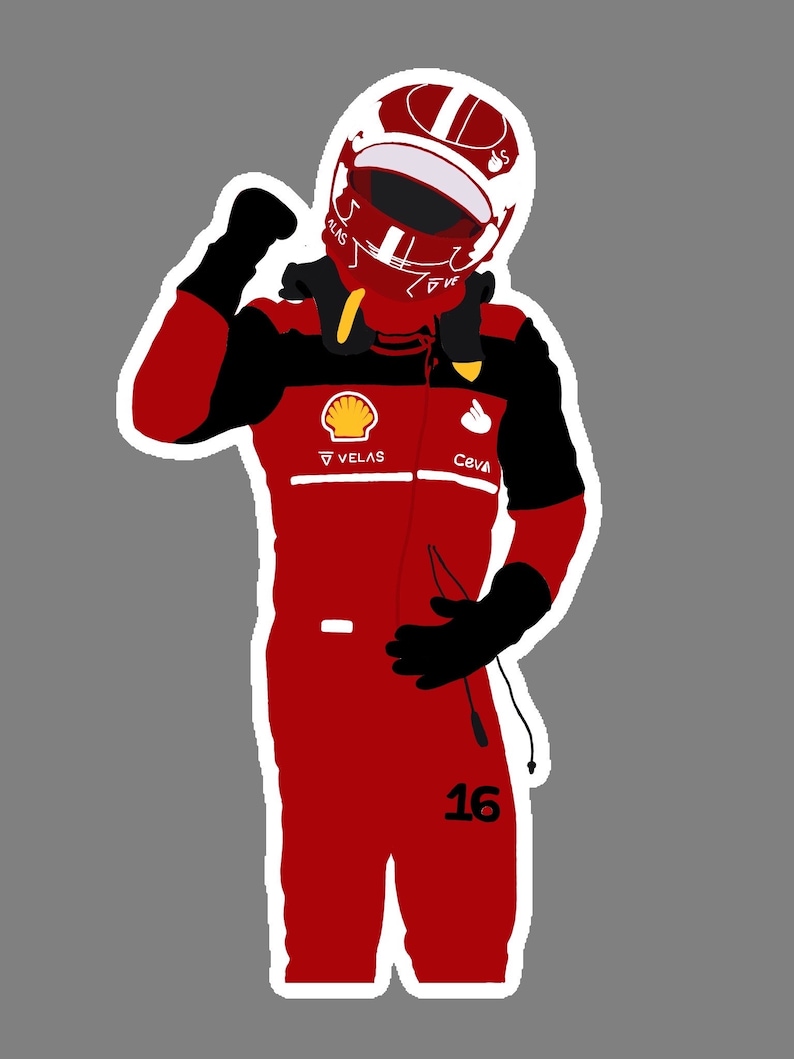 Ferrari Theme Stickers - Etsy