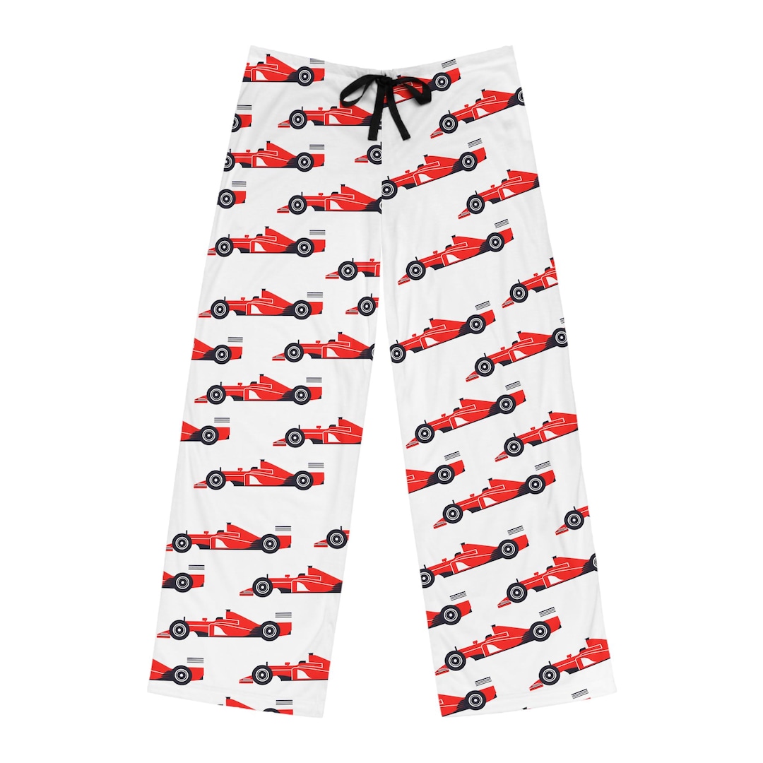 F1 Race Fan Men's Pajama Pants, Formula 1 Racing Lounge Pants ...