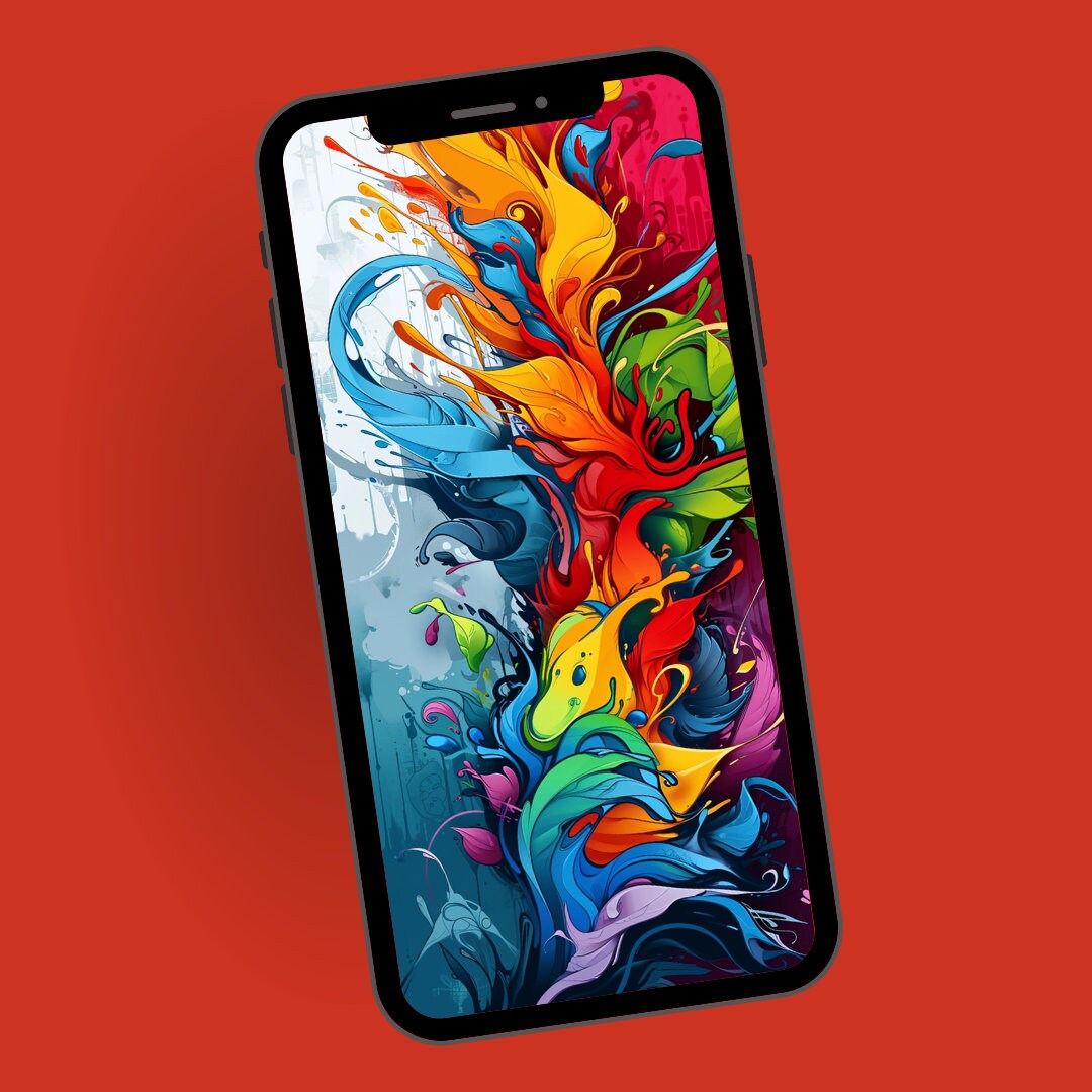 Colorful Graffiti Art Phone Wallpaper, Urban Street Style Phone ...