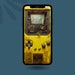 Realistic 3D Yellow Gameboy Phone Wallpaper, Retro Gaming Phone ...