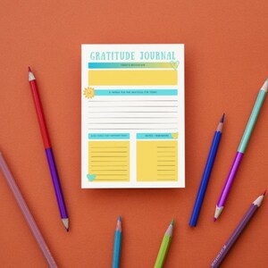 Colorful Kids Gratitude Journal - Etsy