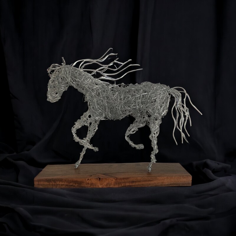 Wire Horse - Etsy