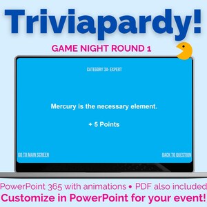 Jeopardy-like Game | Virtual Party Game | Trivia Night | Quiz Show ...