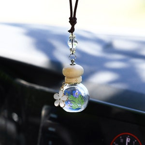 Forget Me Not Flower Bottle Diffusers for Essential Oils, Car Accessories for Her, Fillable ...