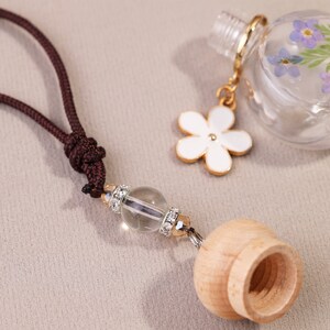 Forget Me Not Flower Bottle Diffusers for Essential Oils, Car Accessories for Her, Fillable ...